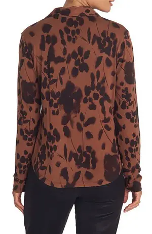 Bella Dahl Printed Stretch Shirt