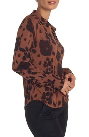 Bella Dahl Printed Stretch Shirt