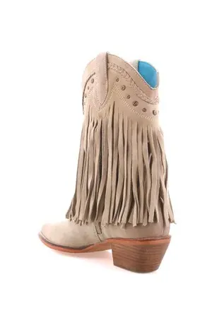 ROAN Setup Fringe Suede Boots