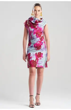 Natori Draped Cocktail Dresses