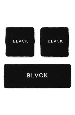 BLVCK Sweatband Set - Black