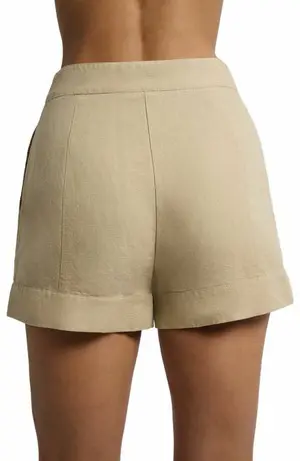 Onia Air Linen Trouser Short - Jute