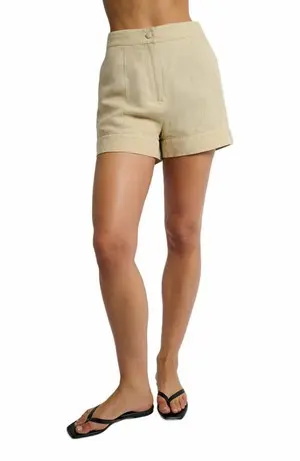Onia Air Linen Trouser Short - Jute