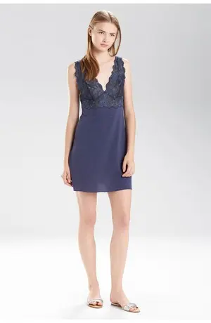 Natori Zen Floral Chemise Ht Night Blue