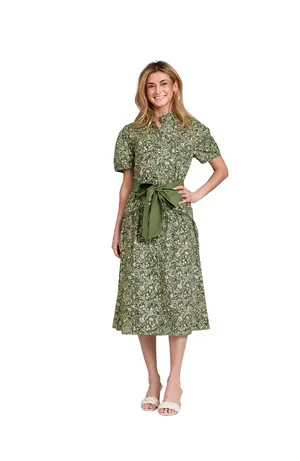 TAYLOR TILLMAN Tie-waist Shirtdress