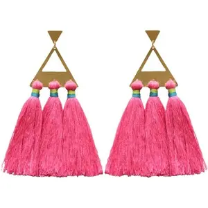 FOSTERIE Trío Tassel Earrings