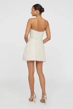 Theia Amanda Beaded Mini Dress