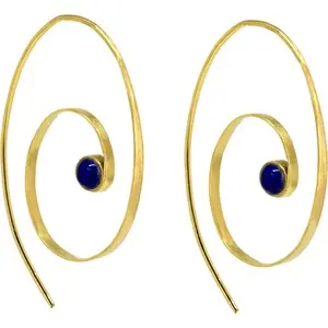 TURQUOISE MOUNTAIN Takhar Hoop Earrings - Gold