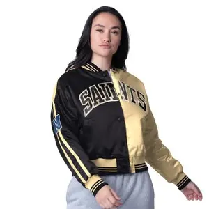 STARTER Cropped Satin Jacket