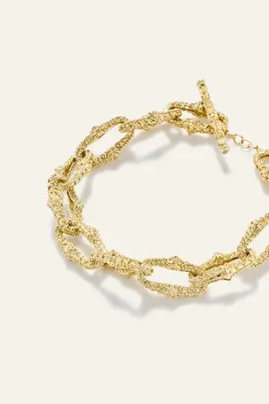 Ba&sh Djulia Link Bracelet - Gold