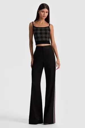 Alice + Olivia Maude Plaid Bralette