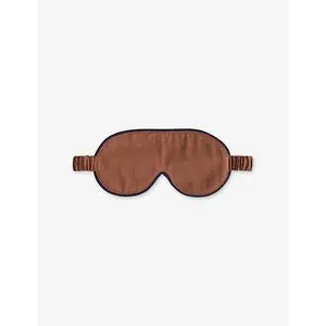 HAY Outline Cotton Sleep Mask - Milk Chocolate