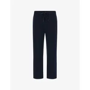 Boggi Milano Elasticated-waist Stretch Cotton-blend Trousers