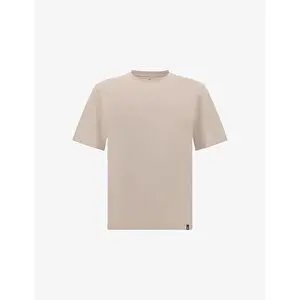 Boggi Milano Short-sleeve Cotton-jersey T-shirt - Sand