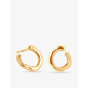 ASTRID & MIYU 18ct Yellow Gold-plated Sterling Silver Hoop Earrings - 18ctgoldplatedsilver