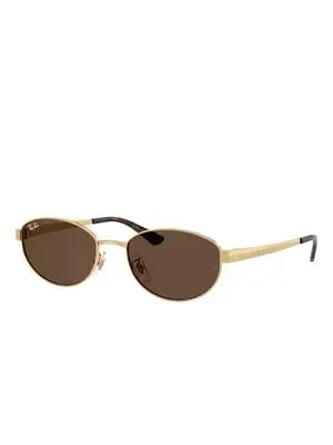 Ray-ban Oval-frame Tinted Sunglasses