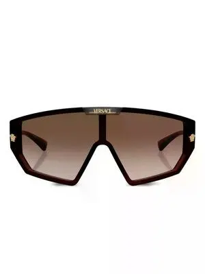 Versace Geometric Sunglasses - Brown