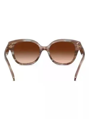 COACH Marble-effect Sunglasses - Brown