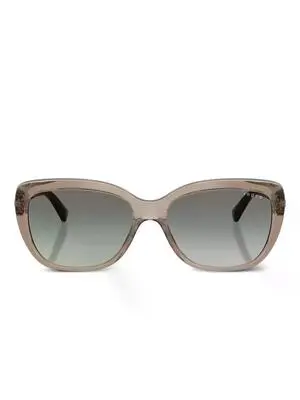 VOGUE EYEWEAR Crystal-embellished Square Sunglasses - Brown