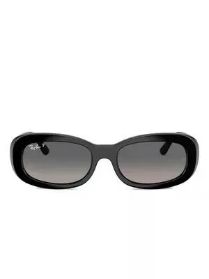 Ray-ban Oval-frame Sunglasses - Black