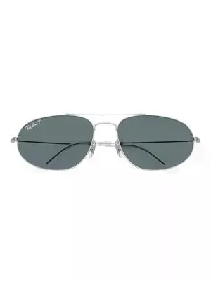 Ray-ban Explorer Iv Pilot Double-bridge Sunglasses - Silver