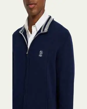 Brunello Cucinelli Cashmere Blend Full-zip Jacket