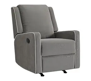 BABY RELAX Robyn 2-in-1 Nursery Rocker Reclin R Light Gray - One-color