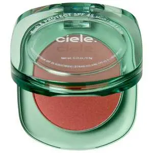 CIELE Flush & Protect Spf 45+ Powder Blush - Ruddy
