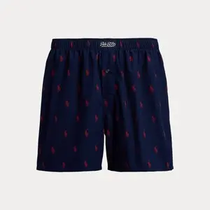 Ralph Lauren Polo Pony Cotton Boxer - Cruise Navy/rl2000 Red
