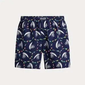 Ralph Lauren Print Woven Cotton Boxer - Windward Sail Print