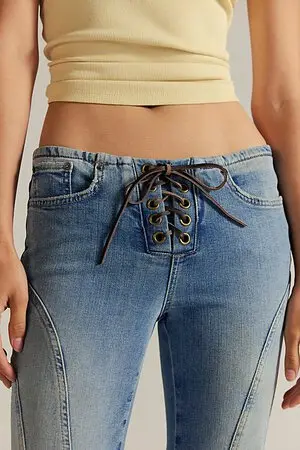 Free People We The Free Dust In Glory Flare Jeans - Saloon