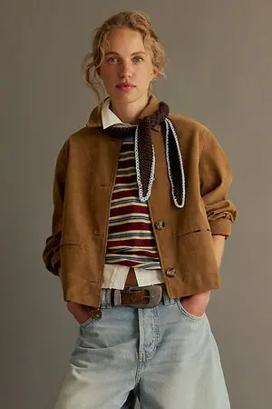 Free People We The Free Hera Vegan Suede Jacket
