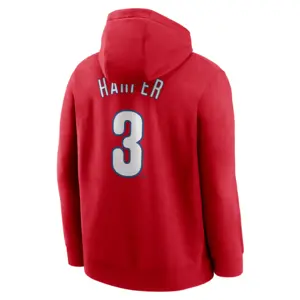 Nike Bryce Harper Philadelphia Phillies Club Mlb Pullover Hoodie - Red