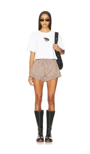 DARLIN Buckin' Bronc Cropped Tee