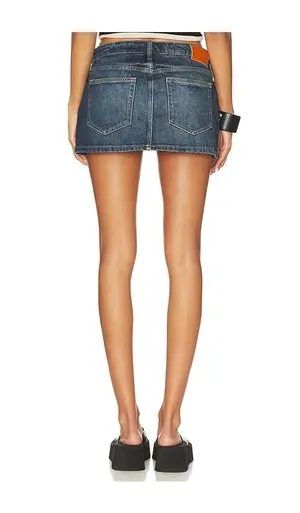 EB DENIM Cherry Mini Skirt - Blue