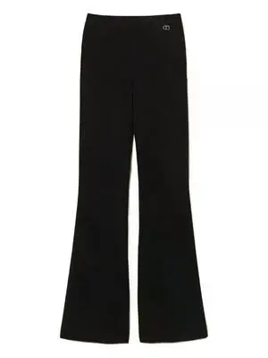 TWINSET Flared Knit Trousers