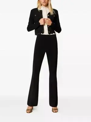 TWINSET Flared Knit Trousers