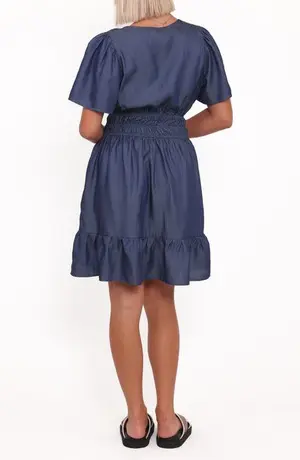 PETAL & PUP Morwenna Ruffle Mini Dress