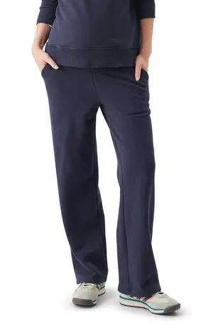 RIPE MATERNITY Relaxed Fit Fleece Jogger - Navy
