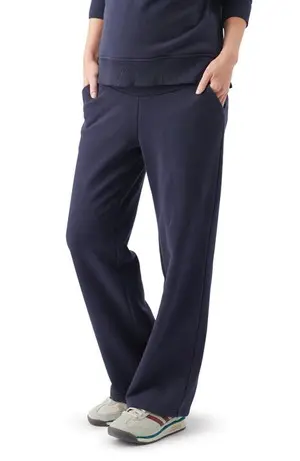 RIPE MATERNITY Relaxed Fit Fleece Jogger - Navy