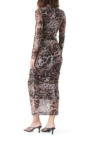 RIPE MATERNITY Savannah Printed Mesh Jersey Dress