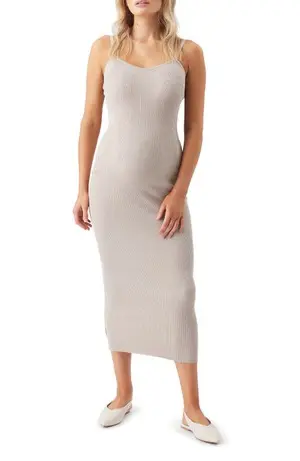 RIPE MATERNITY Celine Rib Knit Dress