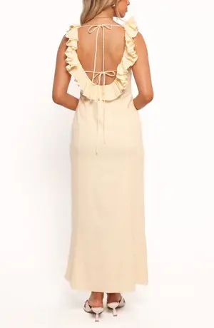 PETAL & PUP Brienne Ruffle Maxi Dress