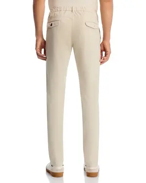 Eleventy Jersey Jogger Pants - Sand