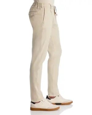 Eleventy Jersey Jogger Pants - Sand
