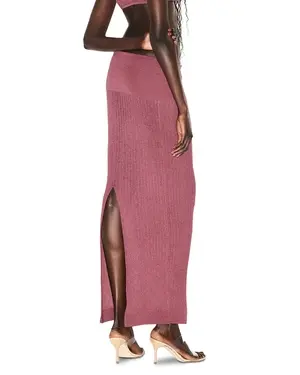 SKIMS Sheer Knit Maxi Skirt