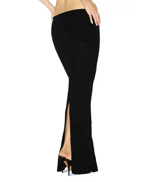 SKIMS Sheer Knit Maxi Skirt - Onyx