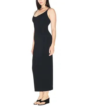 SKIMS Smooth Layers Scoop Neck Dress - Obsidian