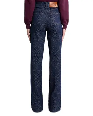 Etro Paisley Bootcut Jeans