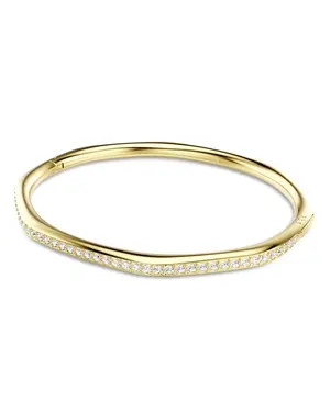 SWAROVSKI Dextera Pave Crystal Bangle Bracelet - Gold